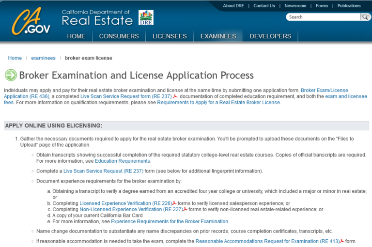 How To Get a Real Estate Brokers License in California: 5 Steps